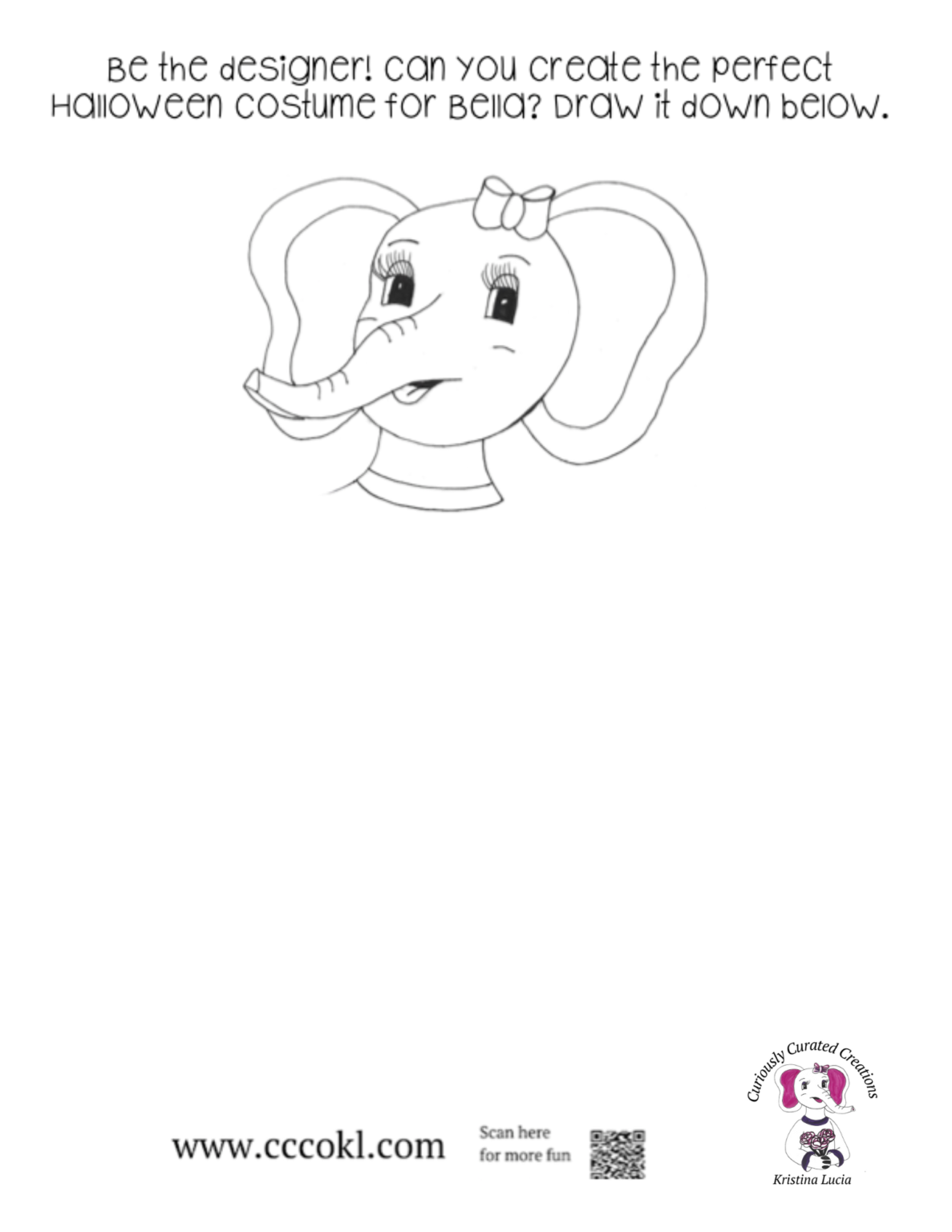 Halloween Coloring Printables — Curiously Curated Creations Of Kristina ...