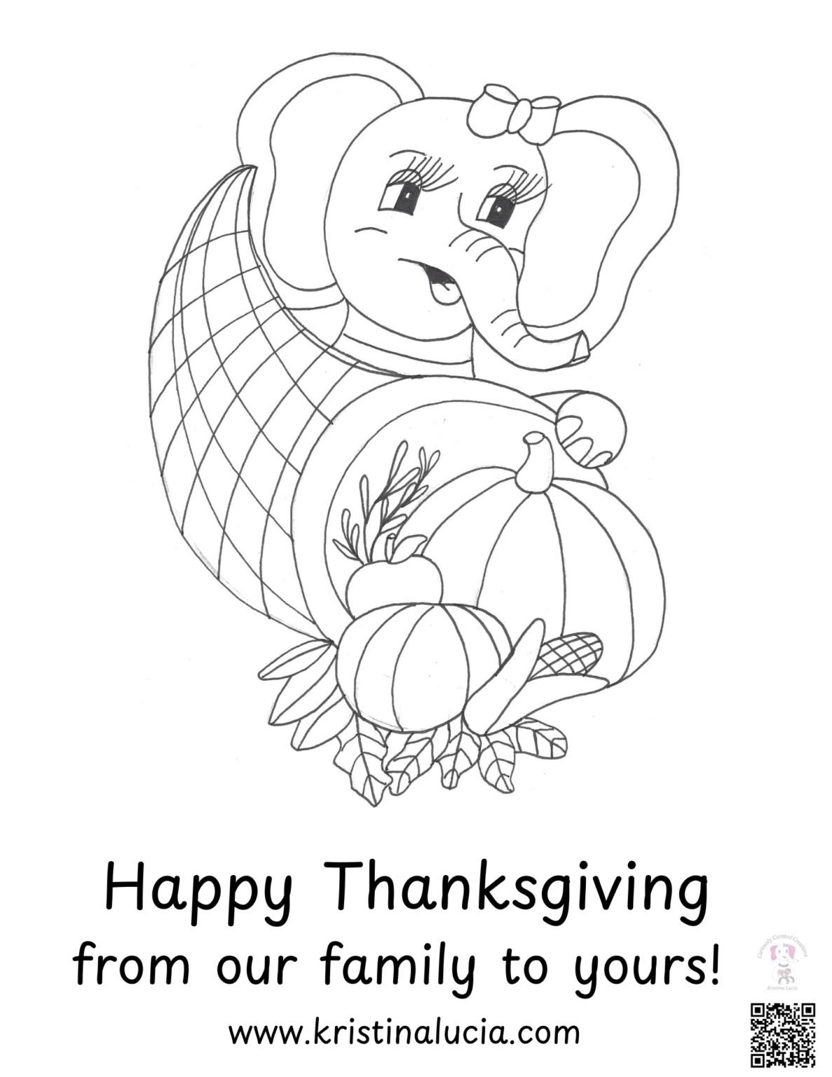 Thanksgiving Coloring Printables — Curiously Curated Creations Of ...